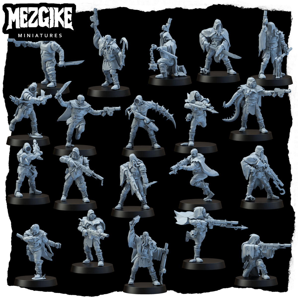 Cultists of the dredge (Digital Download) – Mezgike Miniatures