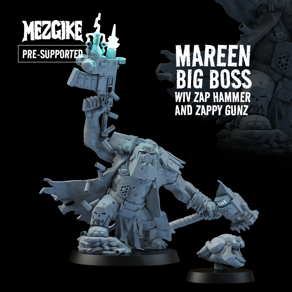 Orc big boss - (Digital Download) – Mezgike Miniatures