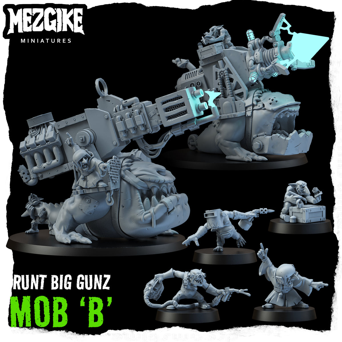 Runt big gunz mob 'B' - (Digital Download) – Mezgike Miniatures