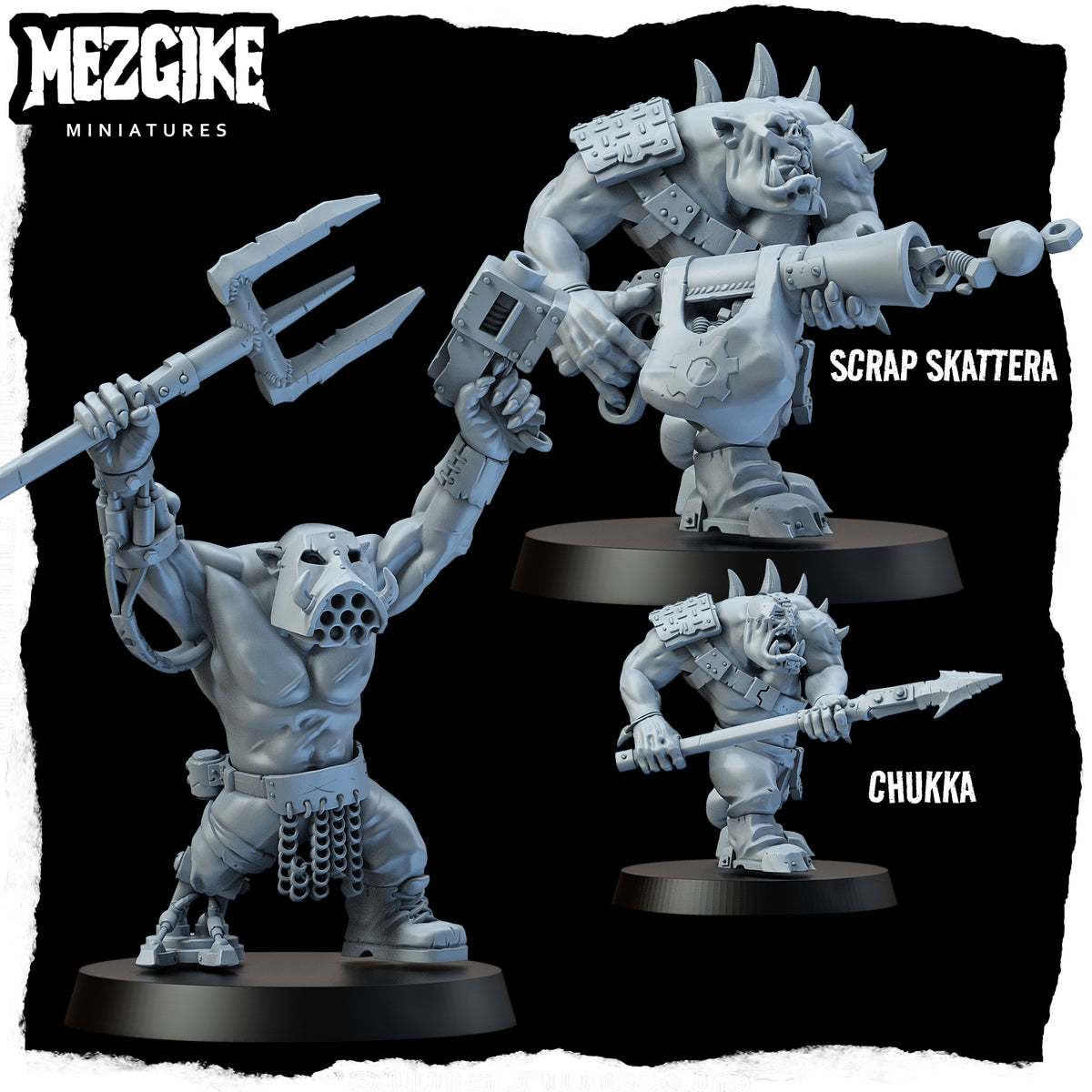 Savage orc boyz mob (Digital Download) – Mezgike Miniatures