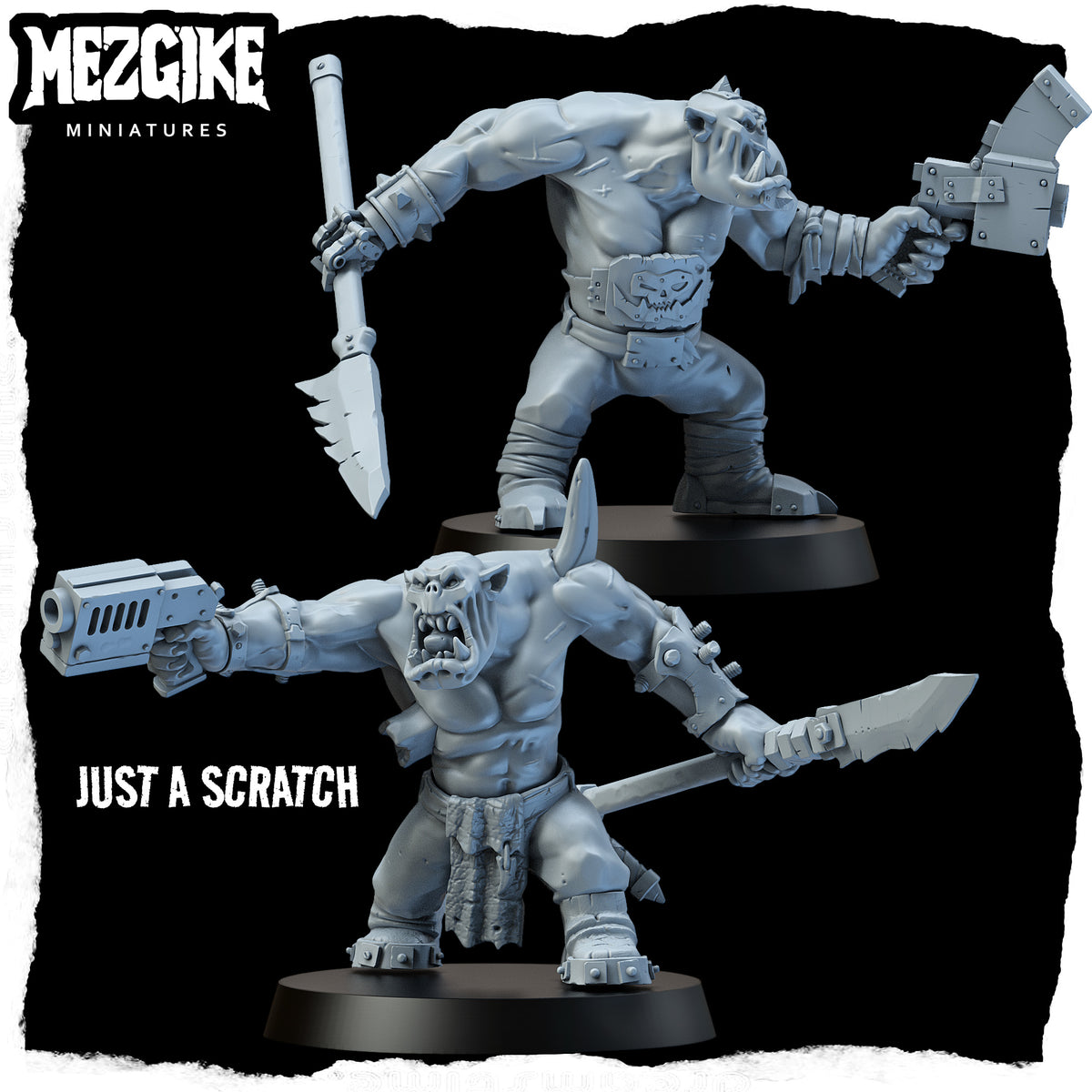 Savage orc boyz mob (Digital Download) – Mezgike Miniatures