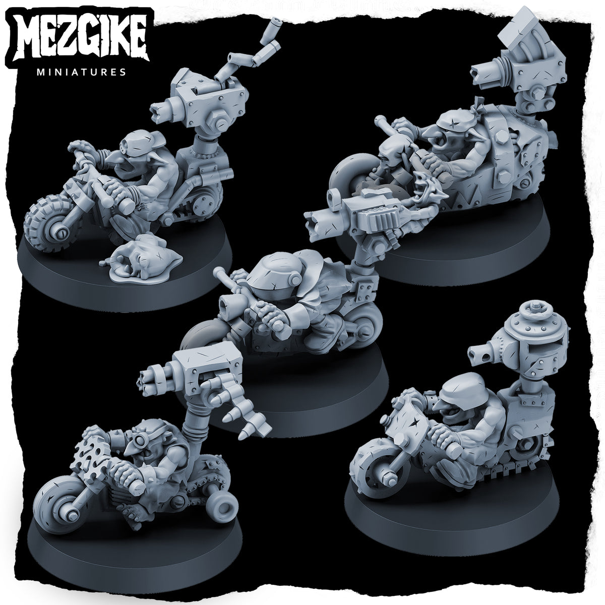 Runt gang multi-part kit (Digital Download) – Mezgike Miniatures