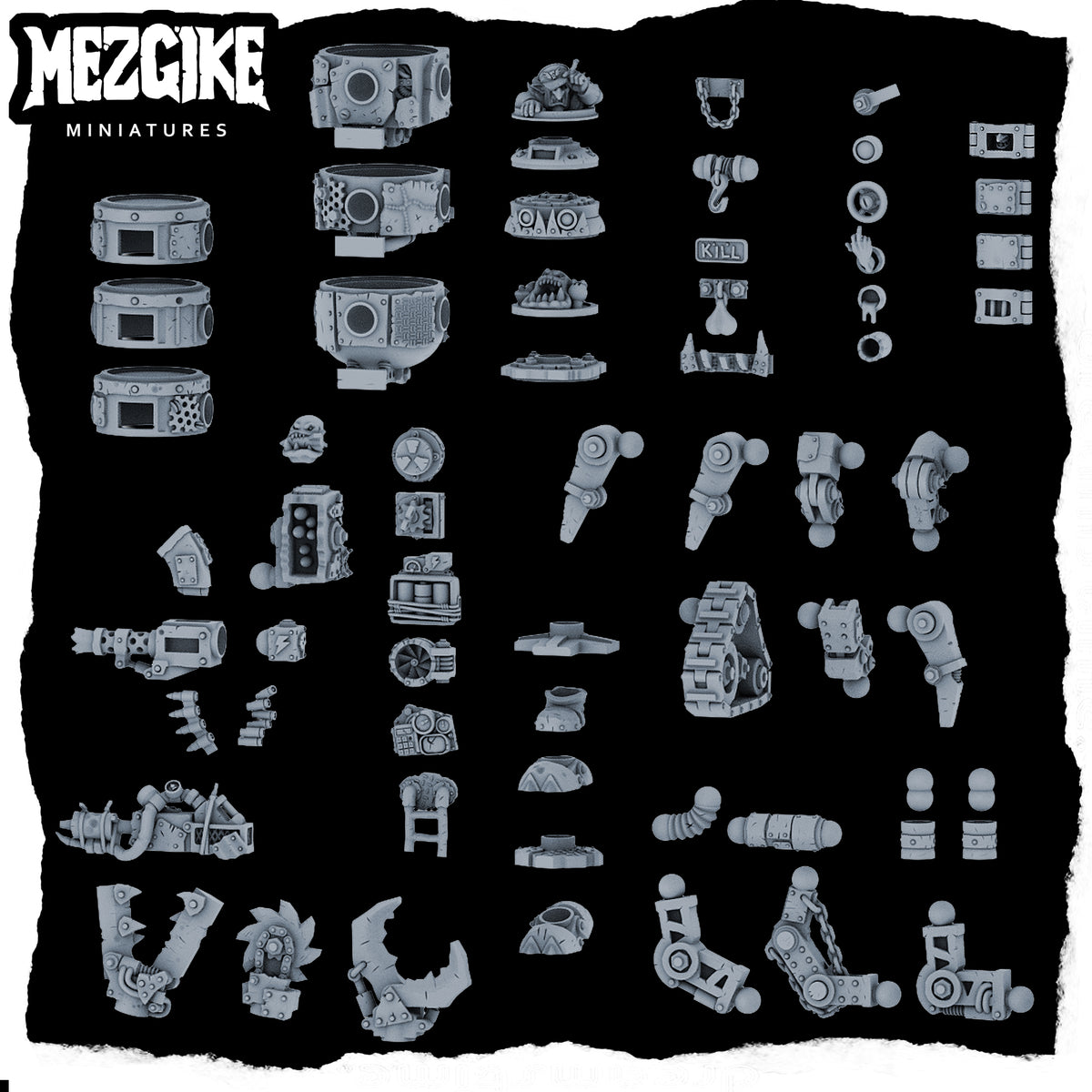 Runt kanz mob, multi-pose set (Digital Download) – Mezgike Miniatures